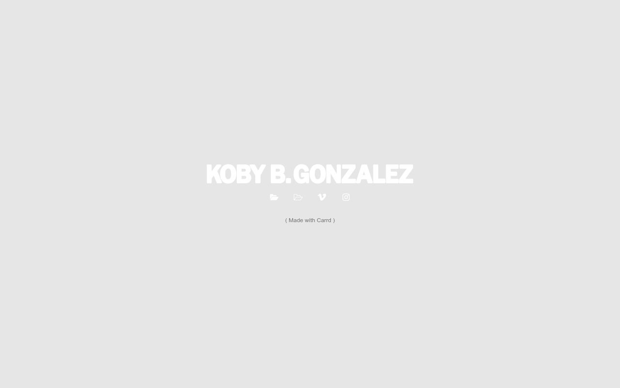 Koby B. Gonzalez